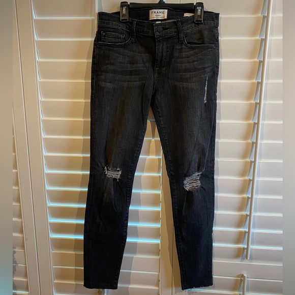 Frame Denim | Pants & Jumpsuits | Frame Le Skinny De Jeanne Jeans Ash ...